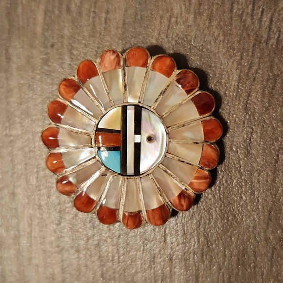 verdal & esther niiha | Jewelry | Verdel Esther Niiha Zuni Pink Mother ...